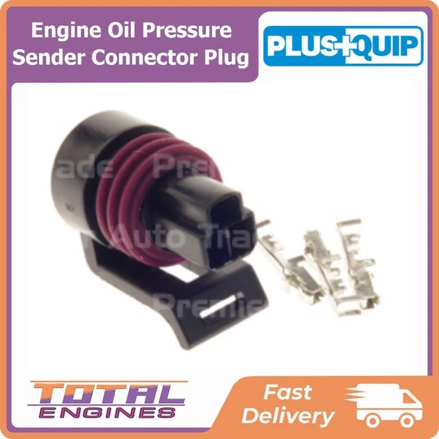 PLUSQUIP ENGINE OIL Pressure Sender Connector Plug fits Holden Frontera ...
