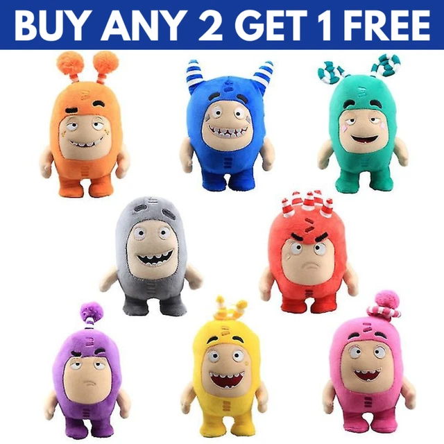 ODDBODS PLUSH TOYS Fuse Slick Bubbles Pogo Soft Stuffed Toys UK £6.99 ...