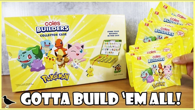 COLES POKEMON BUILDERS 2024 Promotion Collection Card Figure Cardboard ...