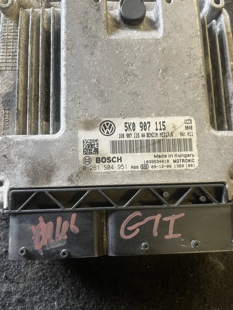 VW GOLF MK6 Gti Dsg 2.0 TSI ECU 5K0907115 ENGINE CONTROL UNIT £99.00 - PicClick UK