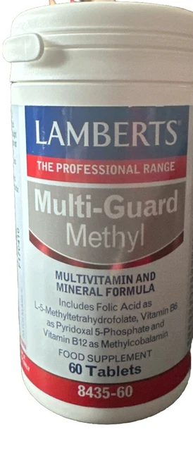 LAMBERTS MULTI-GUARD METHYL Tablets (60). BBE 11/2026 £19.88 - PicClick UK