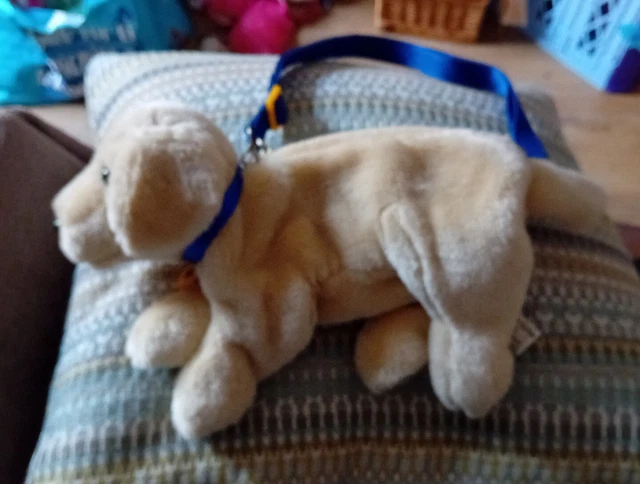 ANDREX PUPPY GOLDEN Labrador Soft Toy Dog Bag £10.00 - PicClick UK