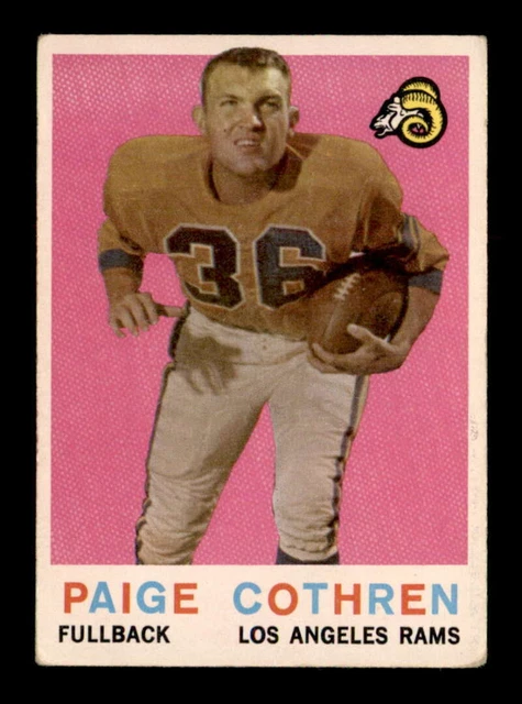 1959 TOPPS #28 Paige Cothren VG/VGEX X2760310 EUR 1,91 - PicClick FR