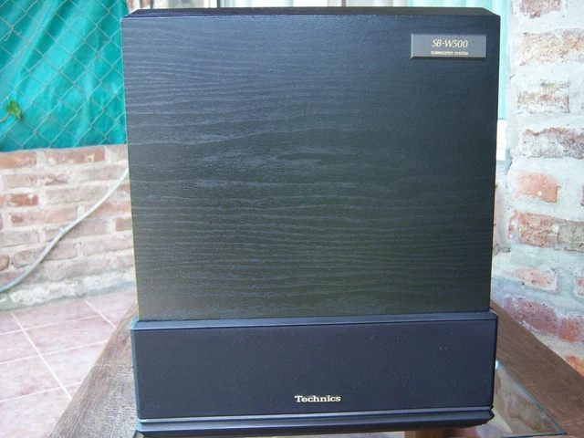 TECHNICS SB-W500 PASSIVE Subwoofer Sub Bass Box Music or Home Cinema £ ...