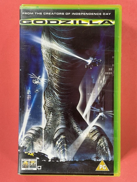 GODZILLA 1998 TRISTAR Pictures VHS Video Tape, Cert PG Movie £5.00 ...
