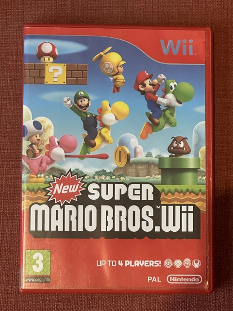 NEW SUPER MARIO Bros - Nintendo Wii - 2009 - Complete with Manual - PAL ...