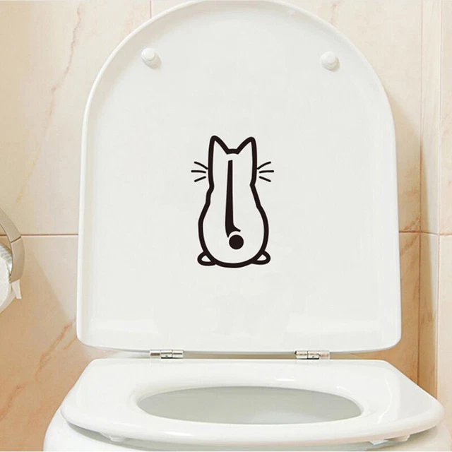 FUNNY MOVING TAIL Cat Car Sticker Window Wiper Decals Rear Windshield ...