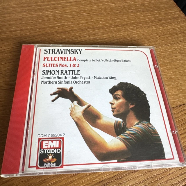 STRAVINSKY PULCINELLA SUITES 1 2 Simon Rattle Smith Fryatt King Emi Cd ...