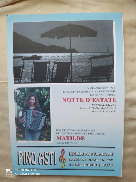 HENRY ROTELLI &NOTTE D'estate" - Pino Asti "Matilde" - Ed. Pino Asti ...