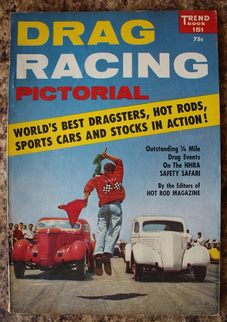 VINTAGE DRAG RACING magazine Pictorial 1957 Hot Rod NHRA DragStrips ...