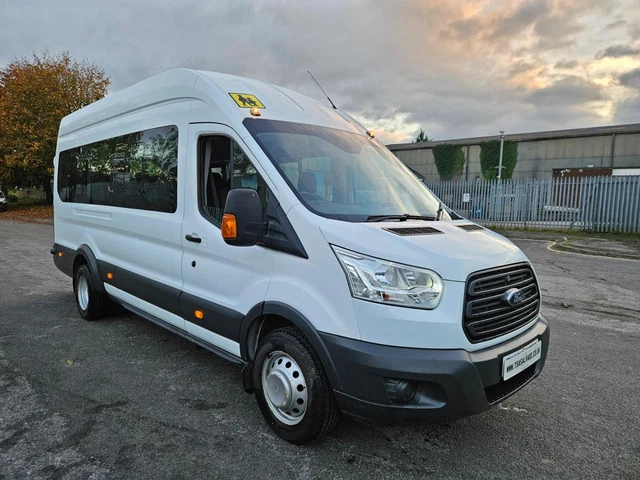 2015 FORD TRANSIT Minibus 2.2 TDCi 125 H3 17 Seater ULEZ Damaged ...