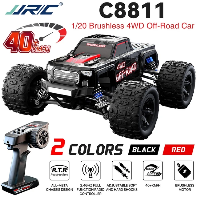 JJRC 4WD 1/20 Off-Road RC Car Monster Truck 2.4GHZ 40Km/h Brushless 35A ...