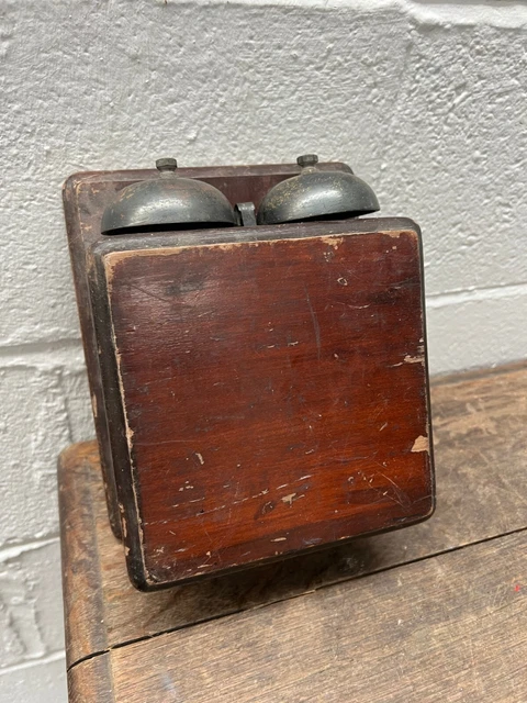 VINTAGE GPO WOODEN TELEPHONE BELL BOX No 1A £39.99 - PicClick UK
