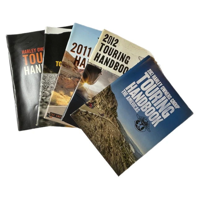 LOT 5 HARLEY-DAVIDSON Owners Group Touring Handbook HOG Motorcycle ...
