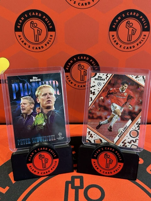 TOPPS DECADES 90’S - Giggs /10 + Schmeichal /49 Inserts Plus Loads Of ...