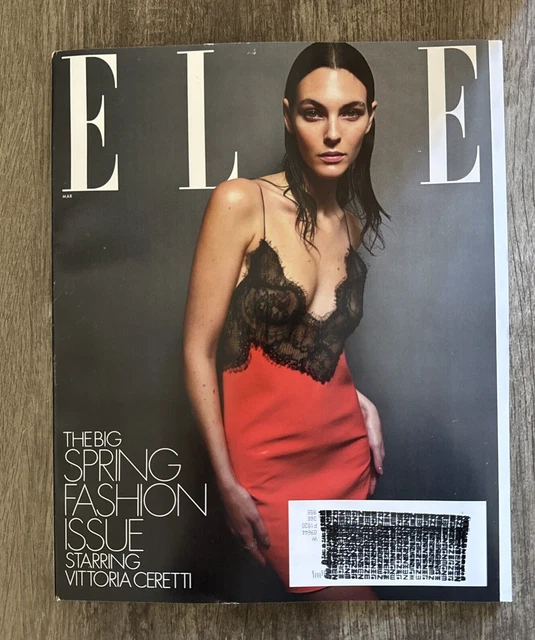 ELLE MAGAZINE MARCH 2024 The Big Spring Fashion Starring Vittoria ...