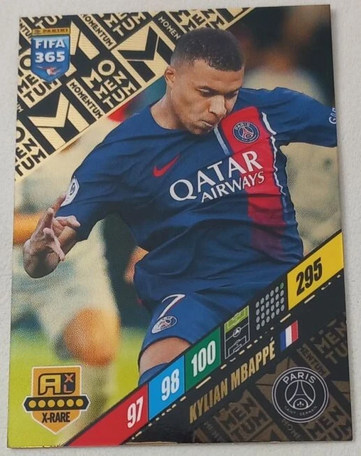 KYLIAN MBAPPE - Panini Adrenalyn Xl 2024 - Fifa 365 X-Rare Momentum ...