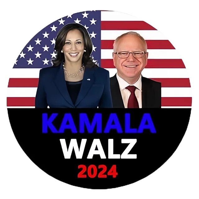 Circle Badges Kamala Harris Lapel Pin Kamala Harris Walz 2024 Collar Brooch £434 Picclick Uk 