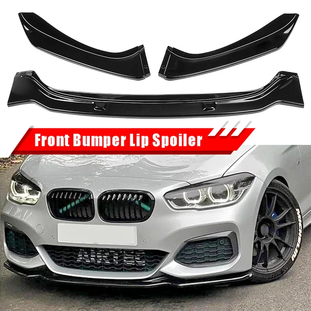 SPOILER AVANT LÈVRE Noir Brillant pour BMW 1er F20 F21 LCI 2015-19 Avec Paquet M EUR 65,99 ...