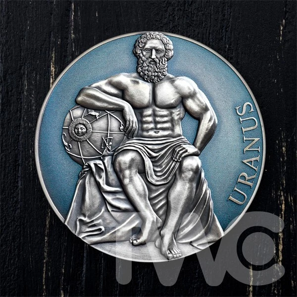 URANUS PLANETS AND Gods 3 oz Silver Coin CFA Cameroon 2020 EUR 210,02 ...