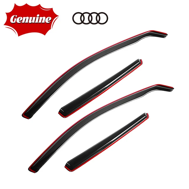 GENUINE AUDI A3/S3/RS3/MK3 13-19 4 Door Saloon Wind Deflectors In ...