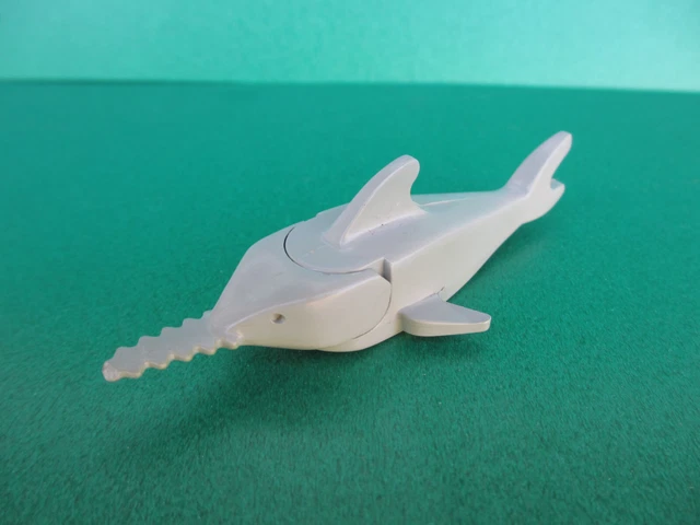 LEGO 2547 PIRATEN Haifisch Sägefisch Hai neu hellgrau (021123F) EUR 3 ...