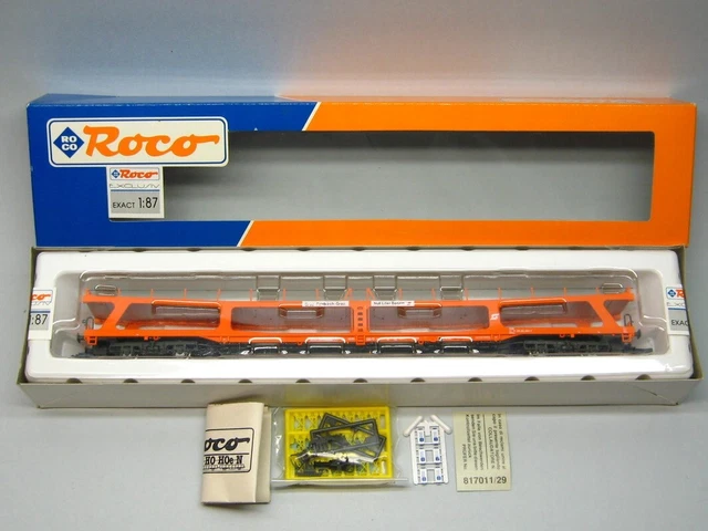 ROCO 46461 ÖBB Obb Autotransportwagen Orange Ep. Iv-V Tee Ic Ec Ten Neu ...