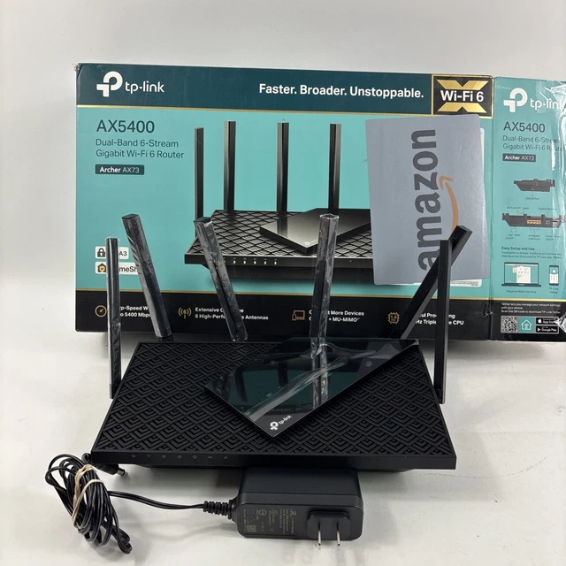 TP-LINK AX5400 WIFI 6 Router (Archer AX73) Dual Band Gigabit Wireless ...