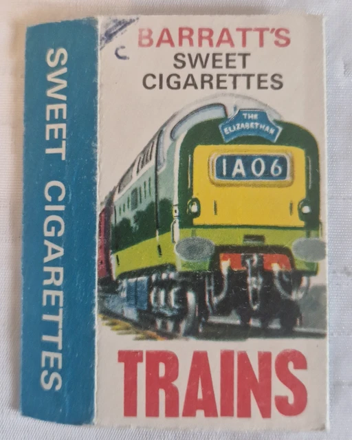 VINTAGE BARRATT'S SWEET Cigarettes Candy Packet Box Trains The ...