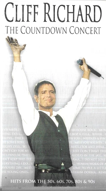 CLIFF RICHARD: THE Countdown Concert - VHS Video £2.99 - PicClick UK