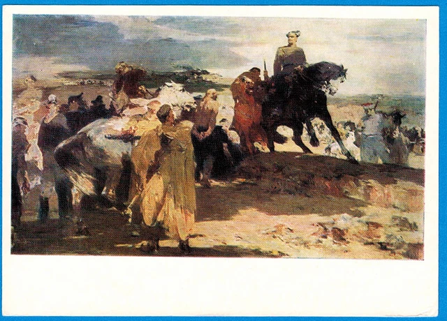 YE.MOISEYENKO 1985 Russian postcard WWII Hero of the SU Major-General L ...