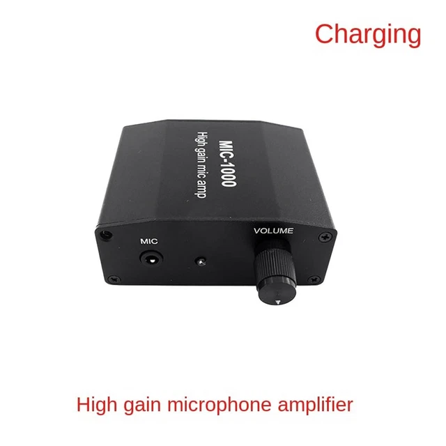 AMPLIFICATEUR DE MICROPHONE MIC-1000 Gain D'Amplificateur Audio 1000 ...