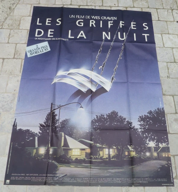 ANCIENNE AFFICHE DE cinéma film d'horreur Les Griffes de la Nuit (Freddy) EUR 40,00 - PicClick FR