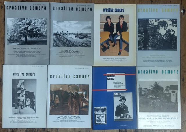 8 CREATIVE CAMERA Magazines 1985-1986 VGC photography art job lot ...