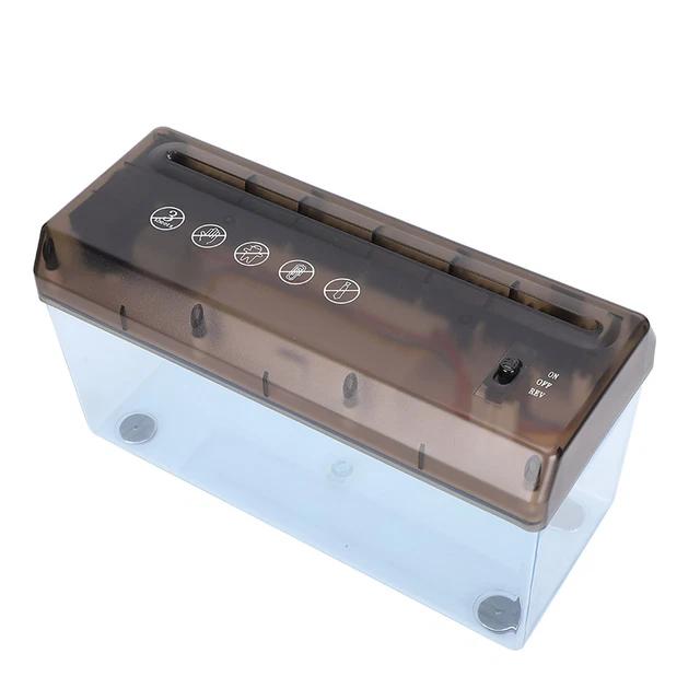 PAPER SHREDDER DESKTOP Silicone Pad USB Office Electric A4 Paper ...