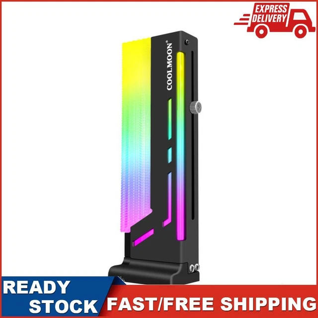 CM-GH2 GRAPHICS CARD Bracket Vertical 5V ARGB GPU Holder (Black) £8.89 ...