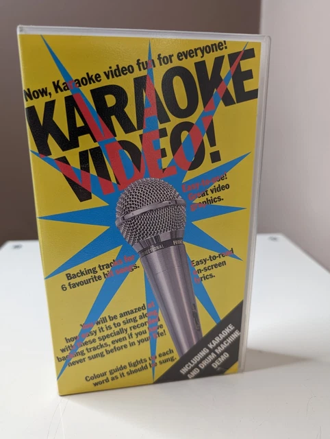 KARAOKE VIDEO ! vhs cassette tape retro £3.50 - PicClick UK