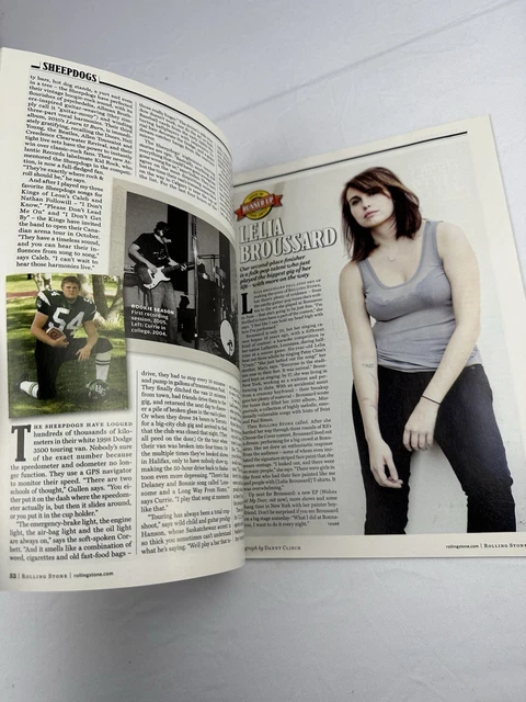 ROLLING STONE MAGAZINE Sheepdogs Amy Winehouse Haiti Rupert Murdoch ...