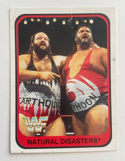 WWF MERLIN 1991 - The Natural Disasters Wrestling Trading Card 149 ...