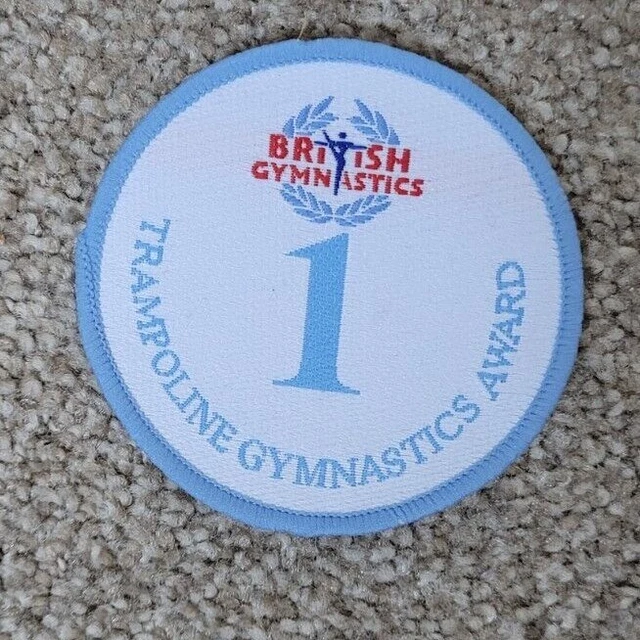BRITISH GYMNASTICS TRAMPOLINE Award Cloth Badges £1.00 - PicClick UK
