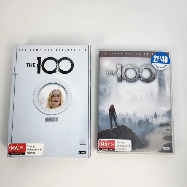 THE 100 THE Complete First Second Third Season 1 2 3 DVD Bundle Region ...