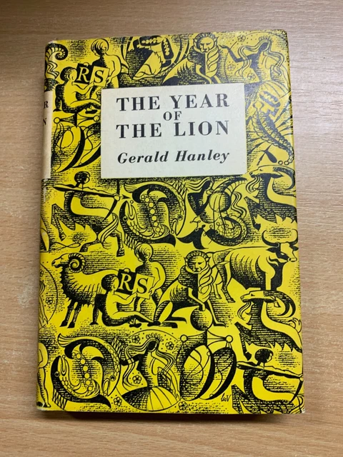 1955 GERALD HANLEY "The Year Of The Lion" Africa Fiction Hardback Book ...