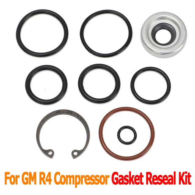 R4 AC COMPRESSOR Gasket O-rings Shaft Seal Reseals Kit Install Tool For ...