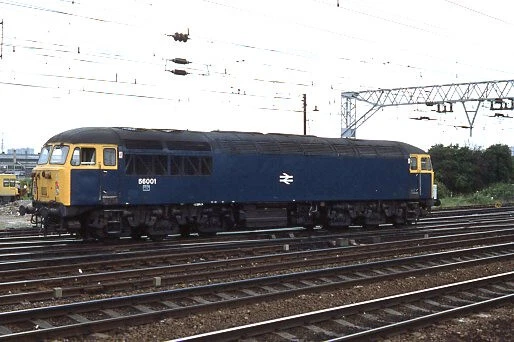 ORIGINAL COLOUR SLIDE of 56001 BR class 56 diesel loco £2.76 - PicClick UK