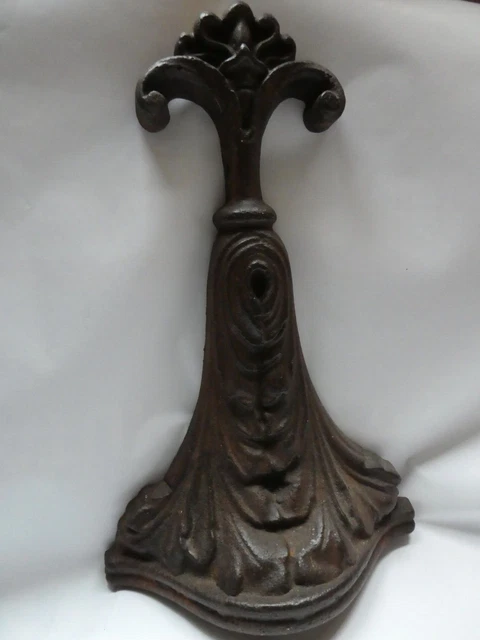 CAST IRON DOOR Stop - Antique Victorian - Art Nouveau £68.28 - PicClick UK