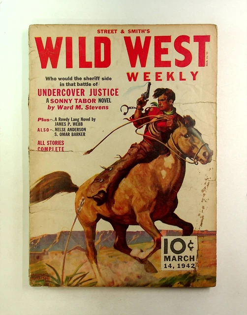 WILD WEST WEEKLY Pulp Mar 14 1942 Vol. 152 #6 GD/VG 3.0 £55.52 ...