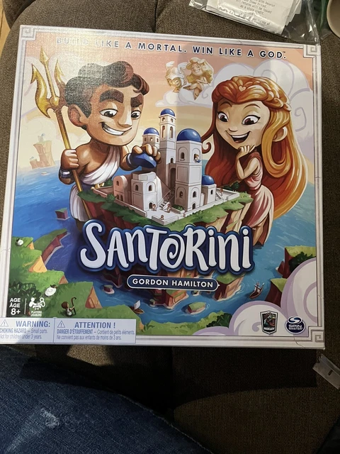 SANTORINI BOARD GAME Greek Gods Strategy Tower Build by Gordon Hamilton ...