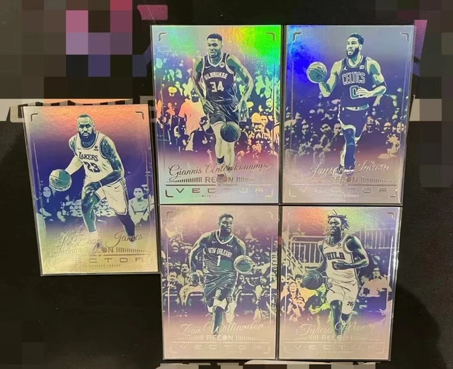 LOT 5 LEBRON James Jayson Tatum Zion Williamson 2023-24 Panini Recon ...