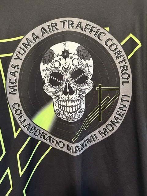 MARINE CORPS SHIRT Jersey Men Large MCAS Yuma Air Traffic Control ...