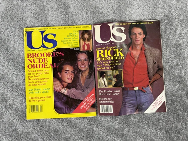 US MAGAZINE JANUARY 19 1982 Brooke Shields Van Halen Rick Springfield ...